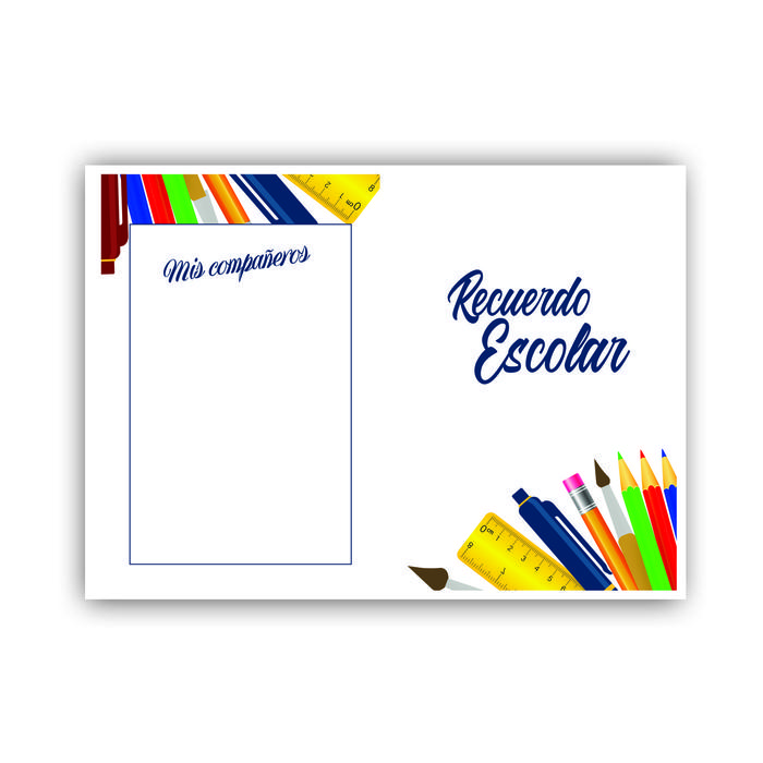 Carpetas para Recuerdo Escolar - Carpeta Recuerdo Escolar (Cod. 15114)